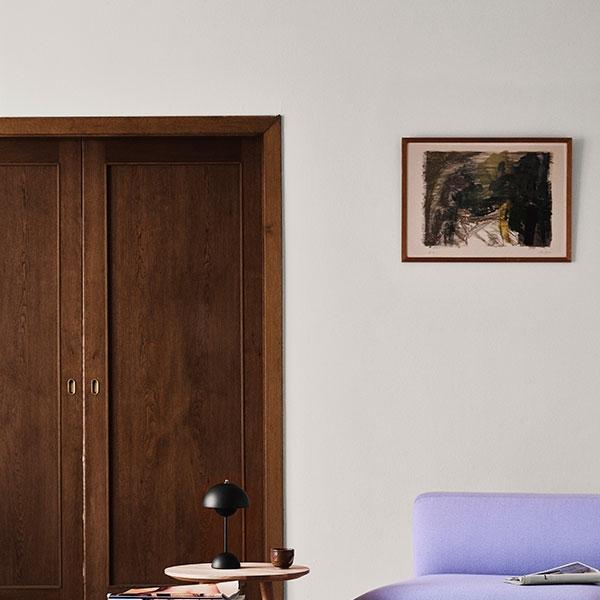 Flowerpot VP9 &Tradition Table lamp Portable in Gray Beige