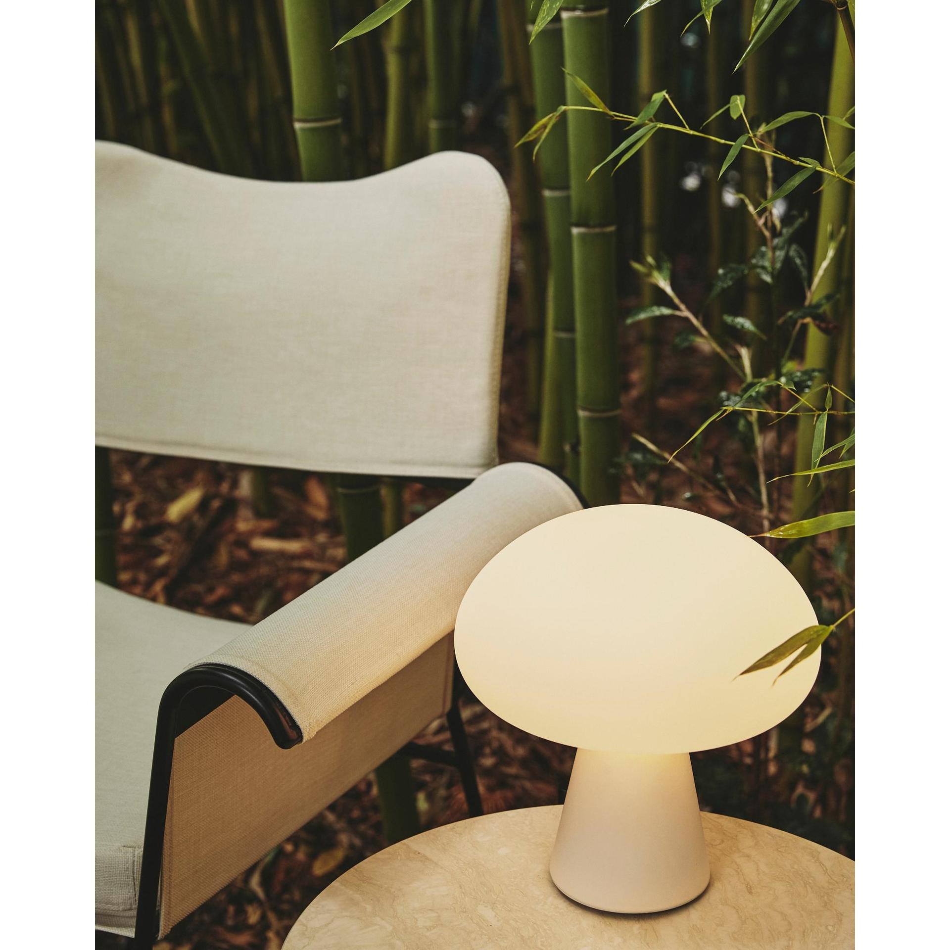 GUBI Obello Table Lamp Portable Matt White