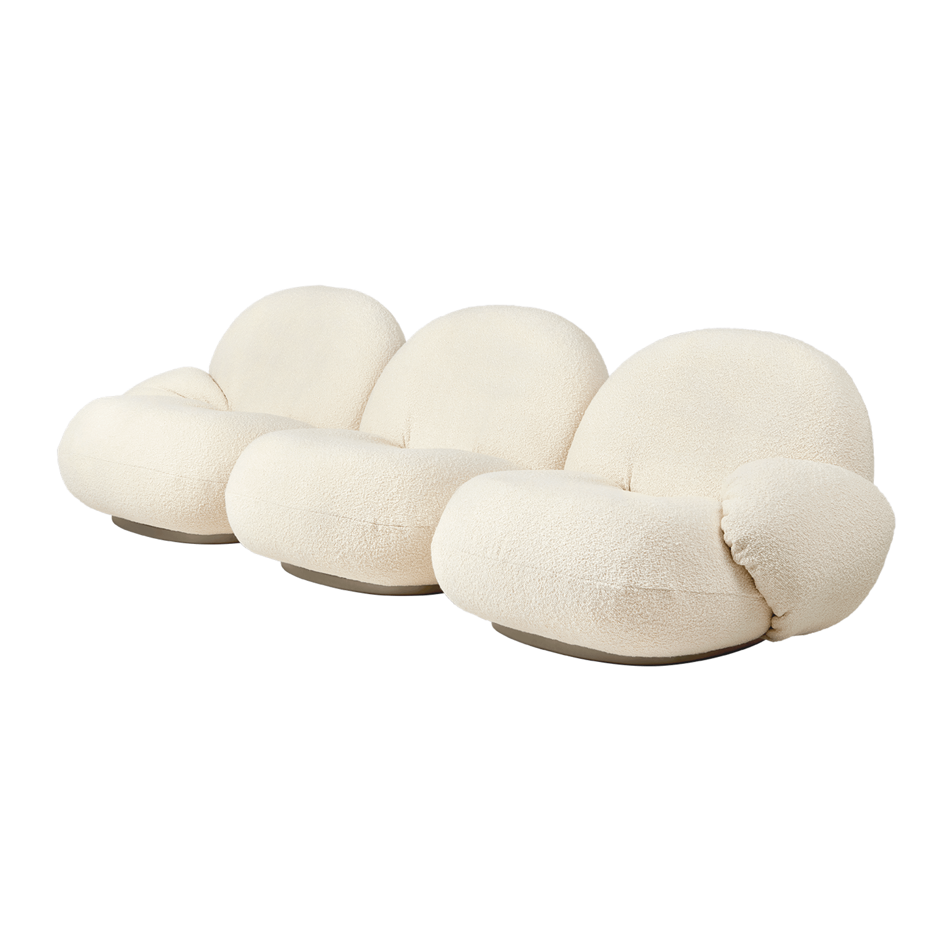 GUBI Pacha Sofa 3 Seater Upholstered In Karakorum 001 With Base In ...