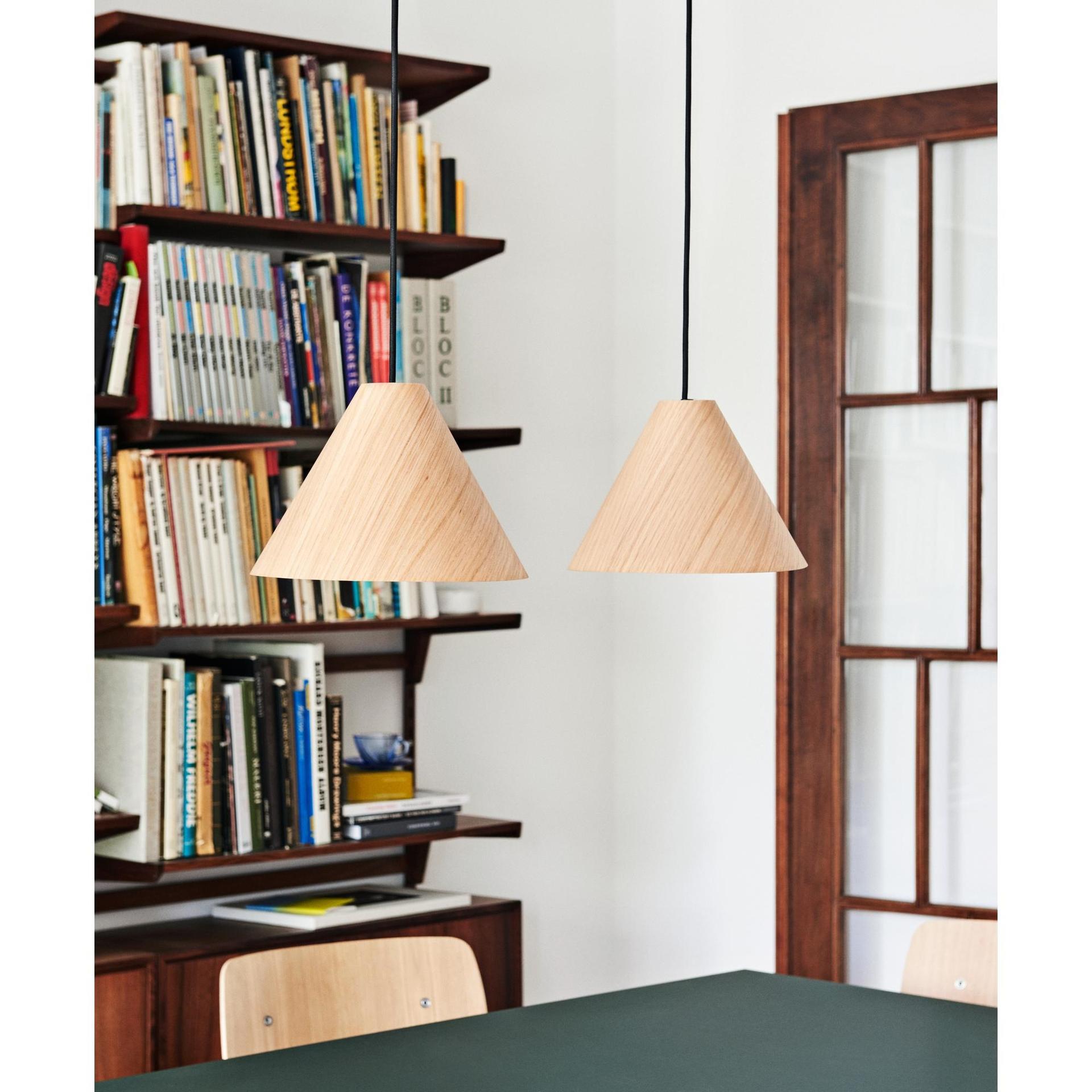 HAY 30 Degrees Pendant Large Natural w. Black Cord | AndLight