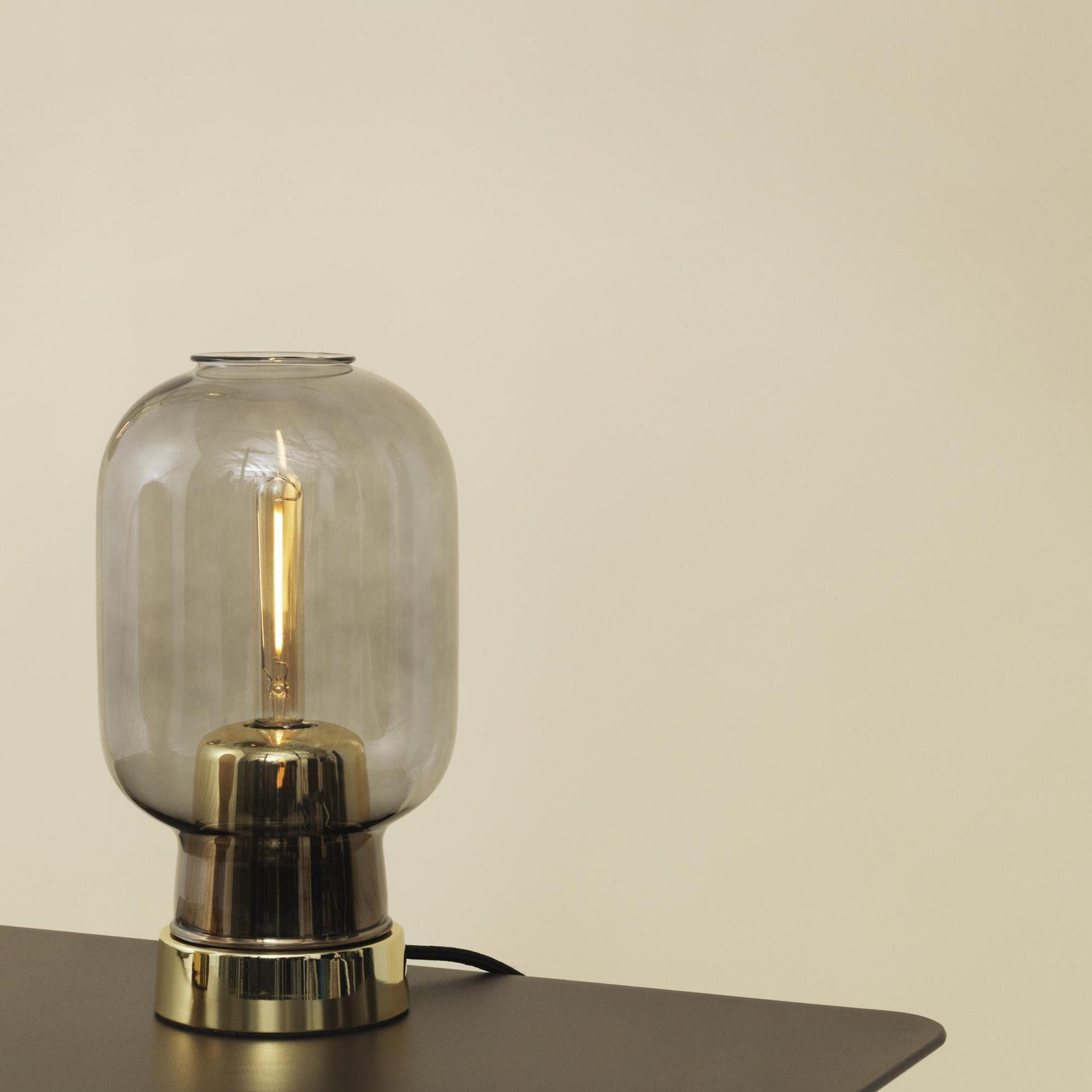 Normann Copenhagen Amp Table Lamp Smoke | AndLight