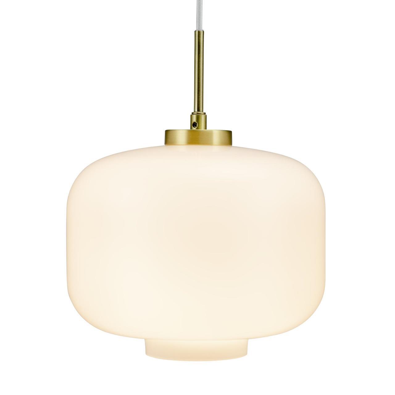 Dyberg Larsen ARP Pendant Opal/Matt Brass Ø25cm | AndLight