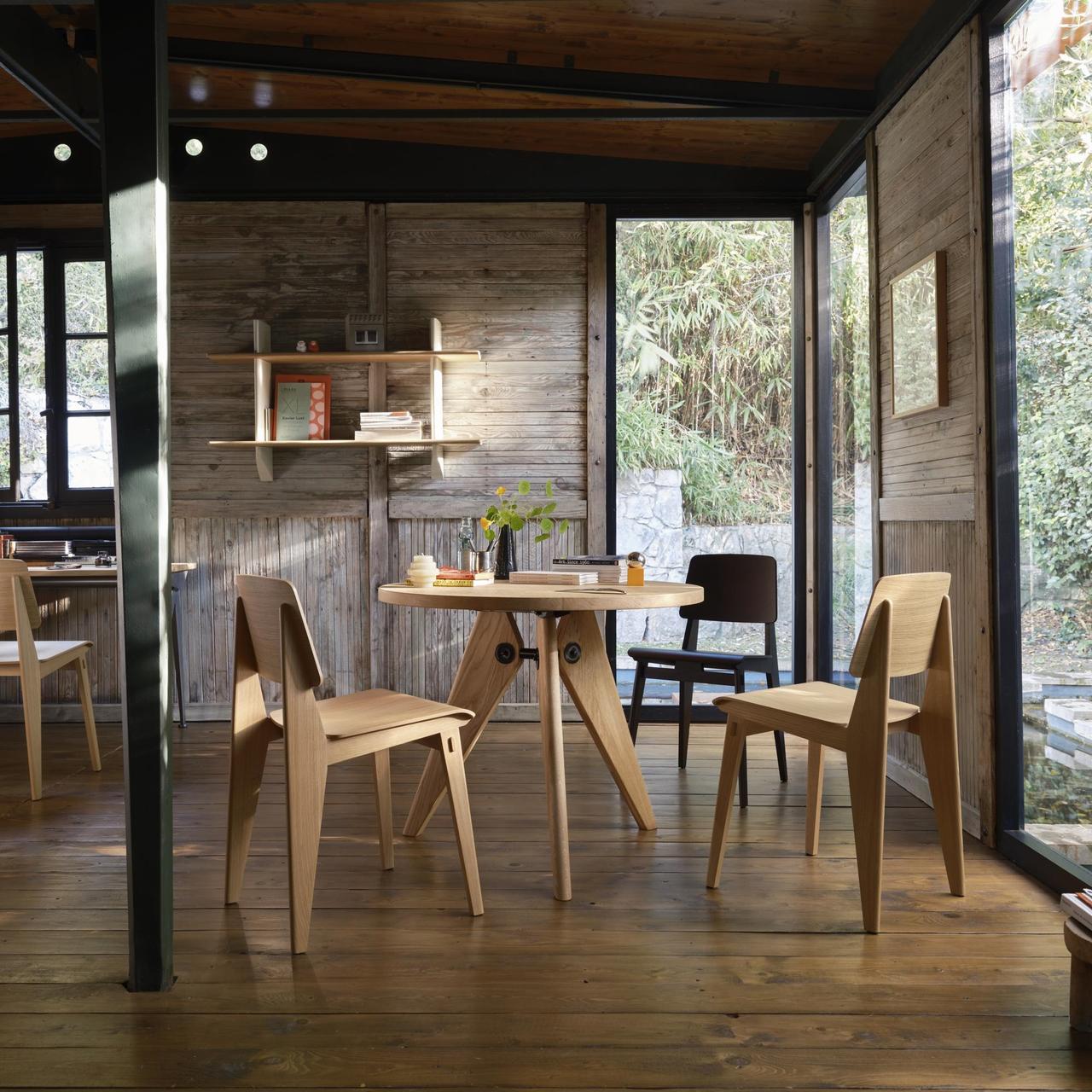 Vitra Rayonnage Mural Bookcase Deep Black/ Dark Oak