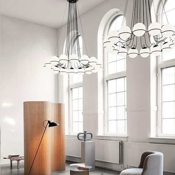 Model 2109/16/14 Ceiling Light Black from Astep | AndLight