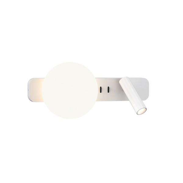 Astro Zeppo Reader Wall lamp Matt White | AndLight
