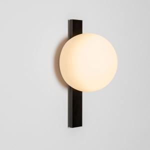 Estiluz Circ Wall Light w/plate Black | AndLight