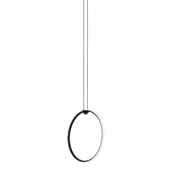 Flos Arrangements Round Pendant Small in matt black from Flos - Free ...