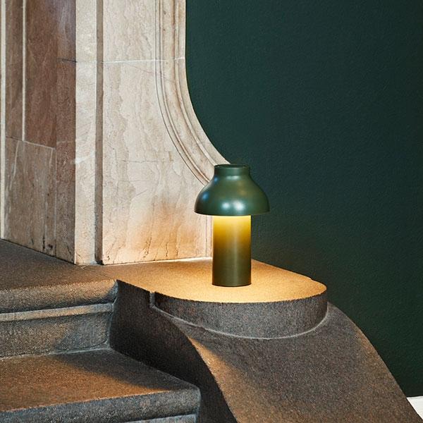 HAY PC Portable Table Lamp Olive Green | AndLight