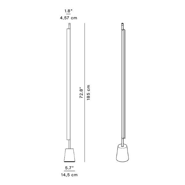 Luceplan Compendium Floor Lamp | AndLight