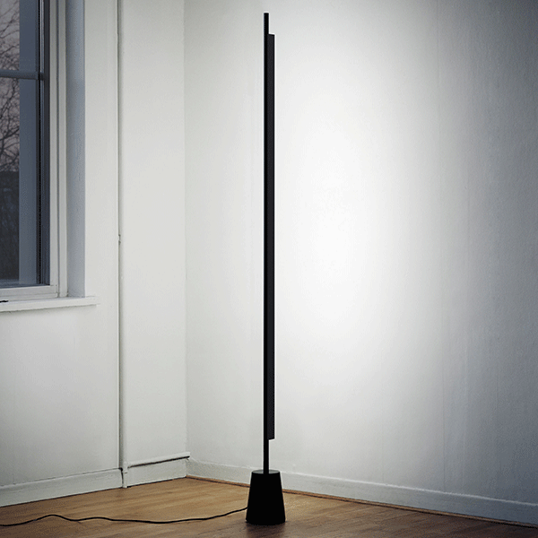 Luceplan Compendium Floor Lamp Aluminium | AndLight