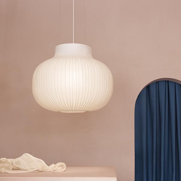 Muuto Strand Pendant Ø60 Closed White | AndLight