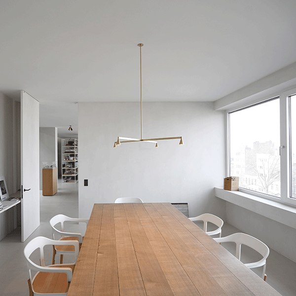 Austere Chandelier Brass X 50 from Trizo 21 | AndLight