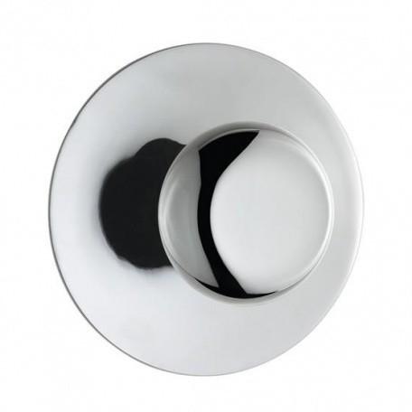 Vibia Mini Funnel Wall/Ceiling Light Chrome at Andlight | AndLight