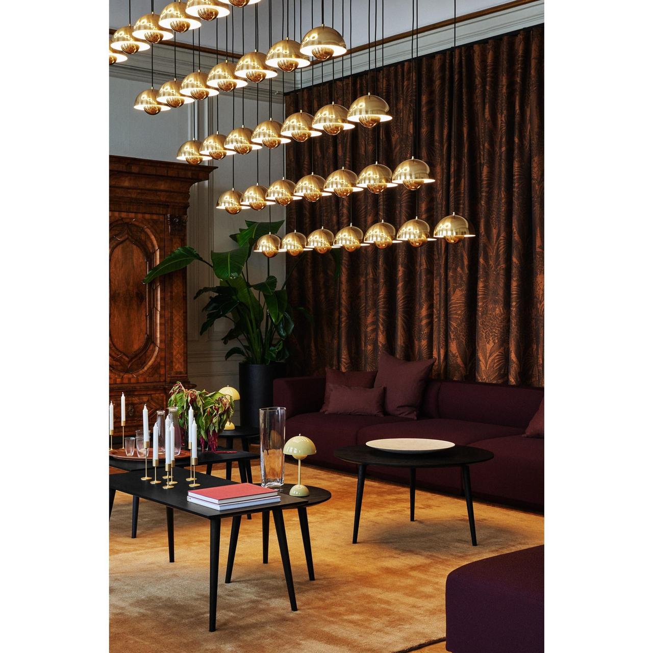 Flowerpot VP9 Table lamp Portable Signal Green from &Tradition | AndLight