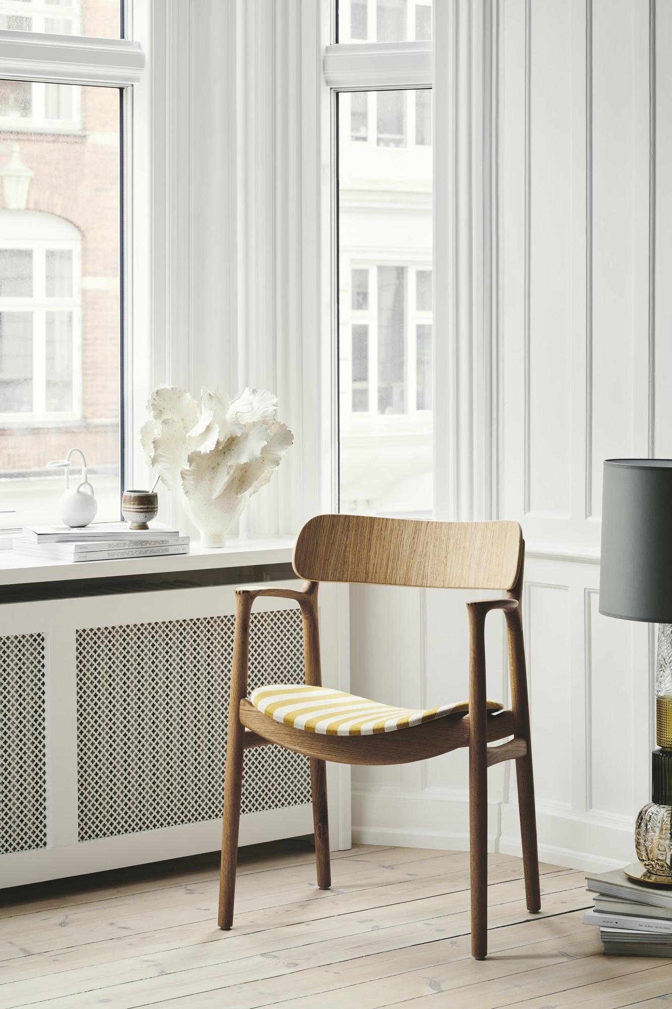 Bent Hansen Asger Dining Table Chair Upholstered Black Beech/Ranchero ...