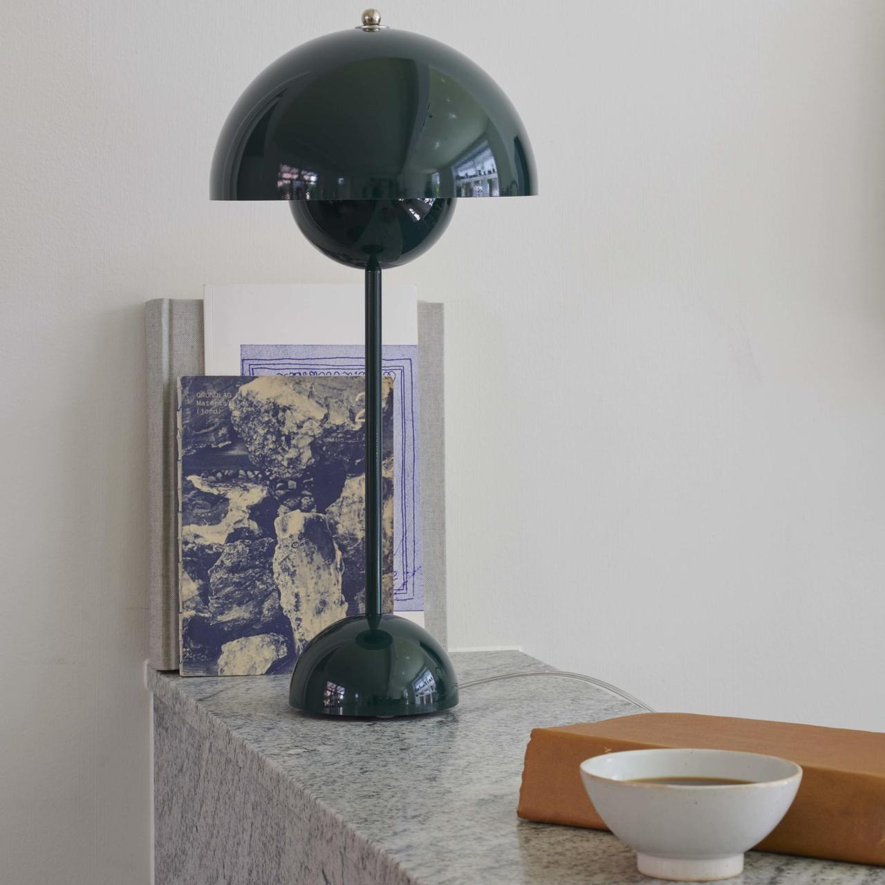 &Tradition Flowerpot VP3 Lampe à poser Vert Foncé - La meilleure qualité