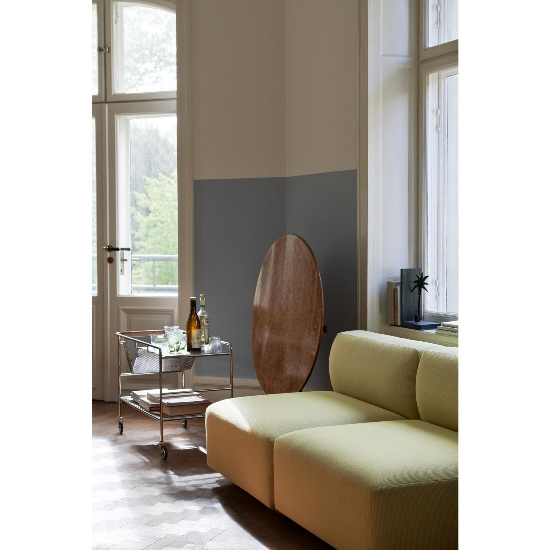 &Tradition Alima NDS1 Trolley Chrome/ Lacquered Oak | AndLight