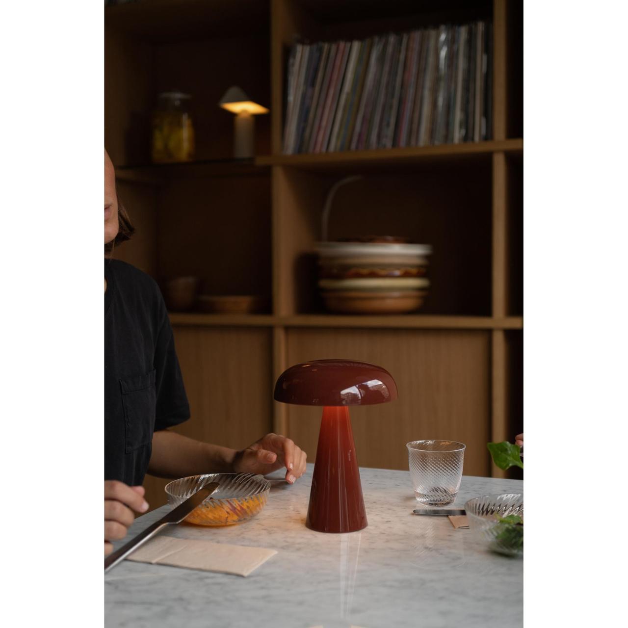 &Tradition Como SC53 Transportabel Lampe Rød Brun - Køb her!