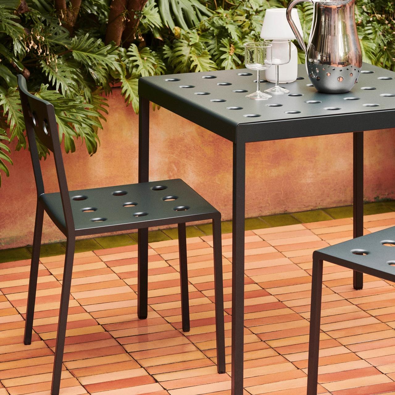 HAY Balcony Table L75 x H74 Chalk Beige | AndLight