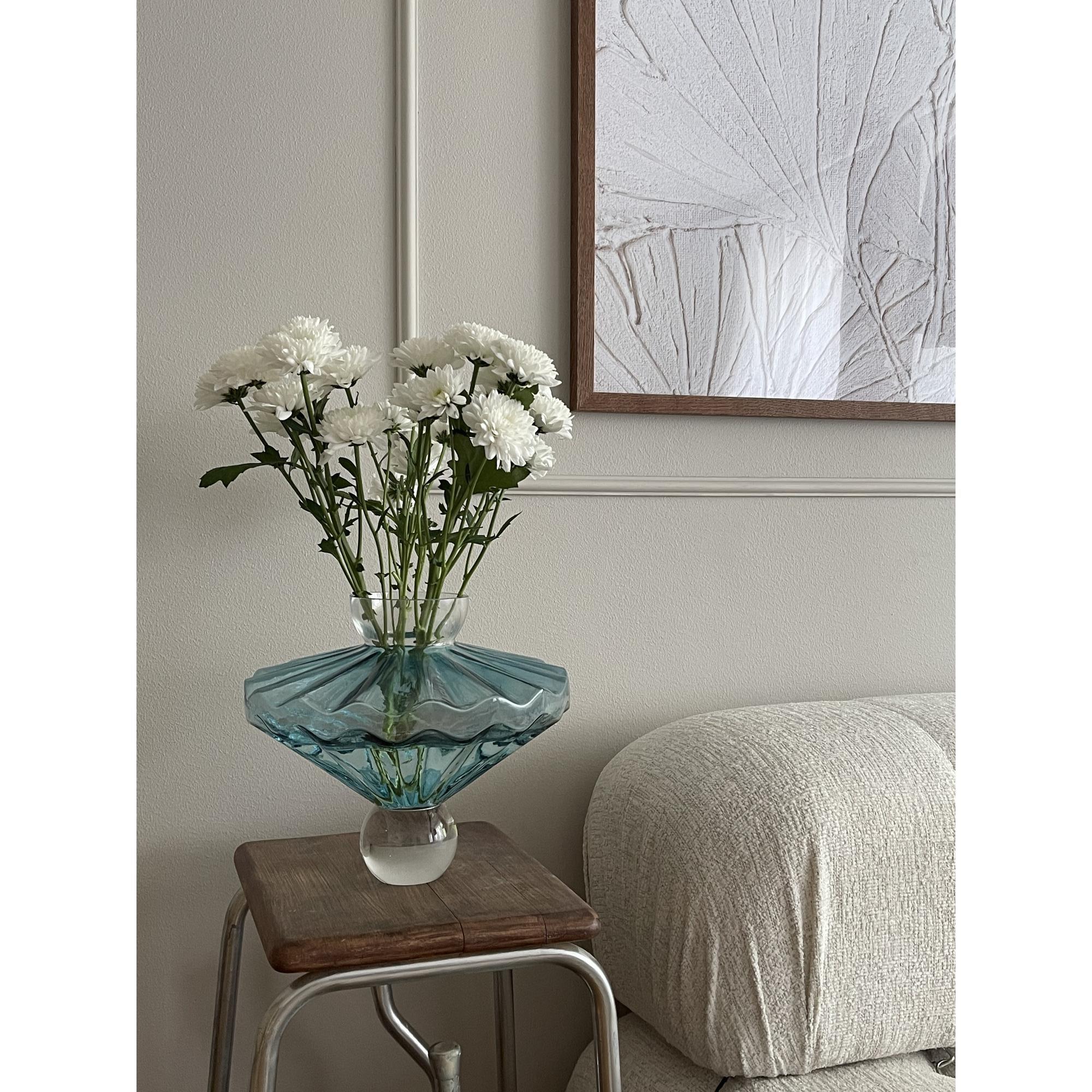 Stori Ballerina Glass Vase Sky | AndLight