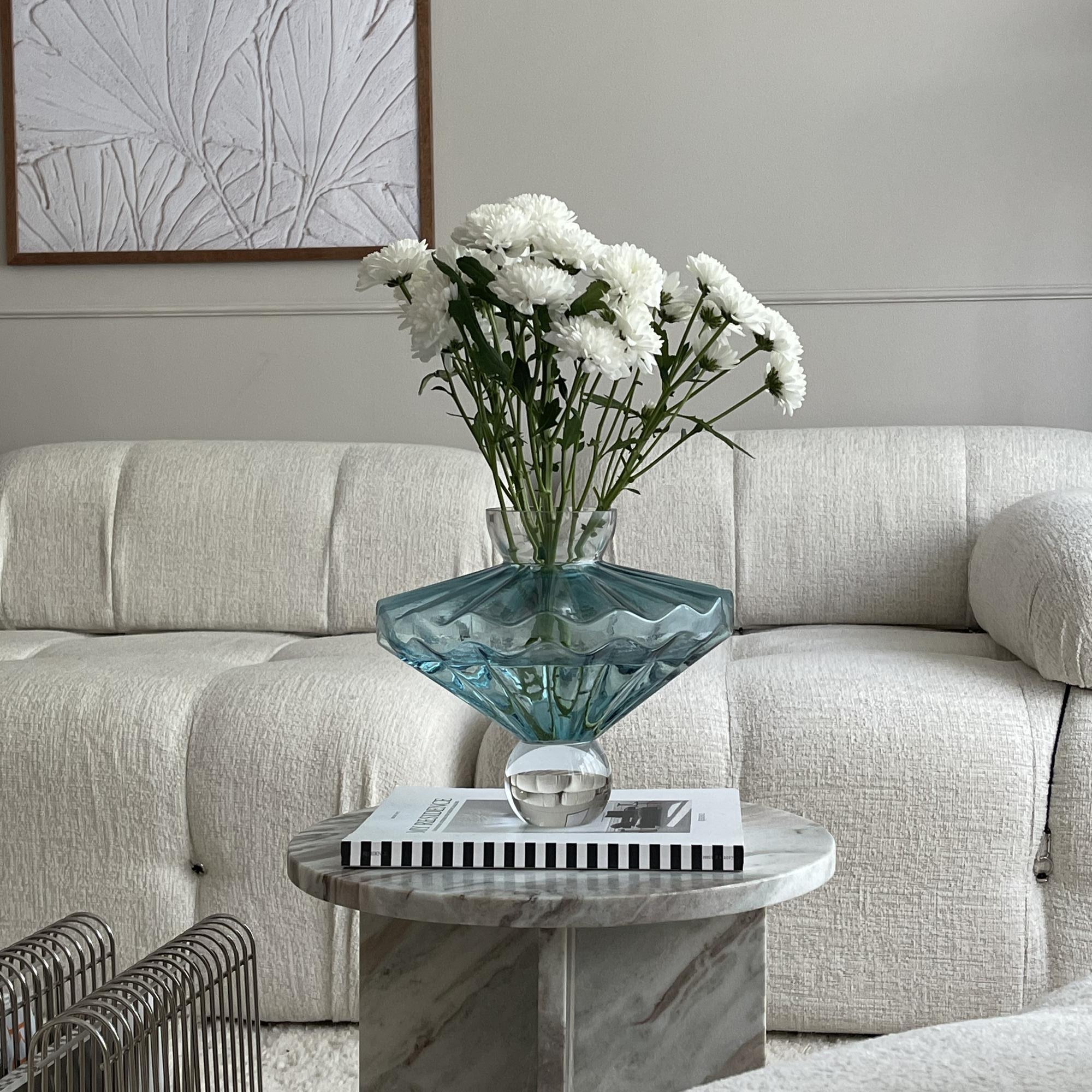 Stori Ballerina Glass Vase Sky | AndLight