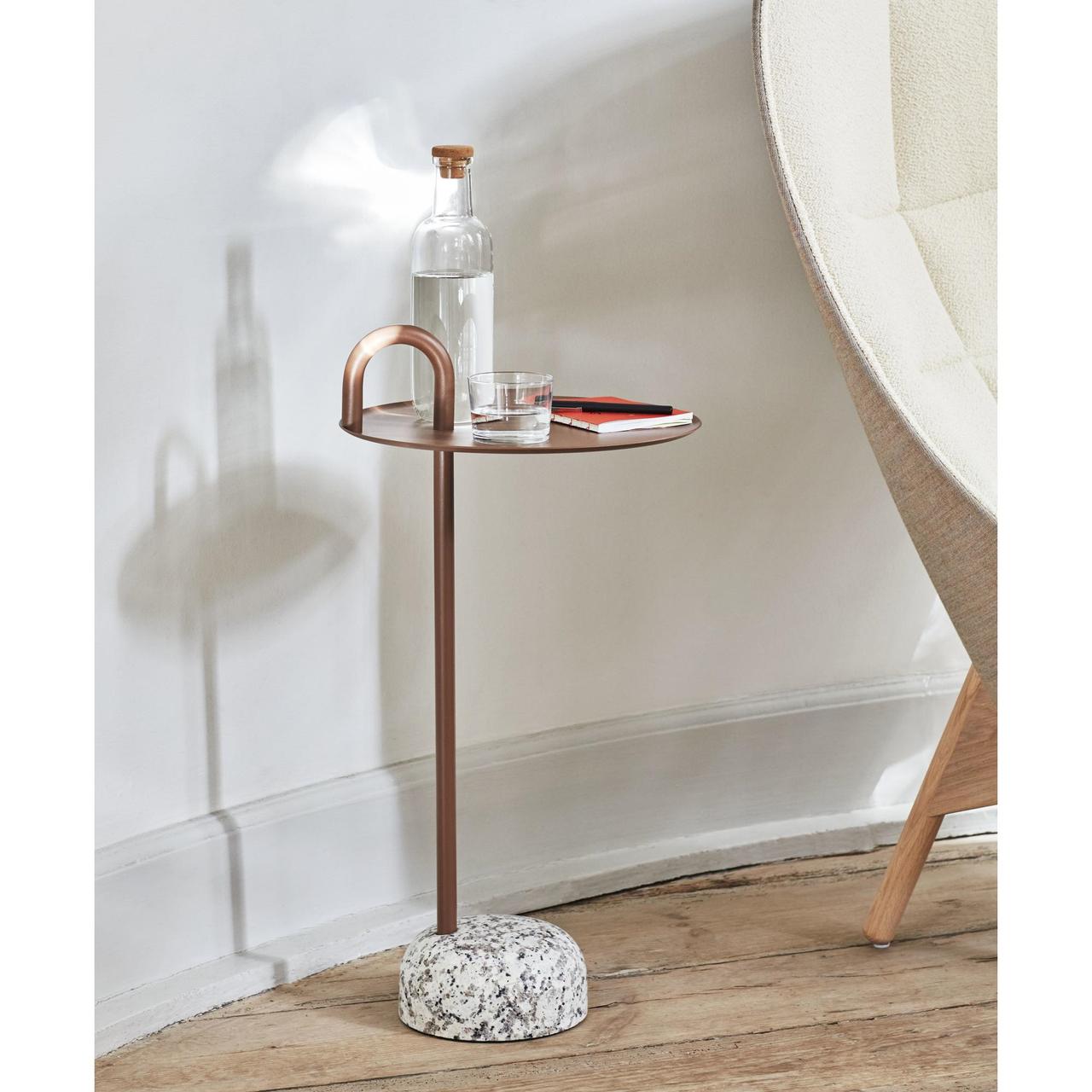 HAY Bowler Beistelltisch Granit/Hellbraun - Kauf hier!