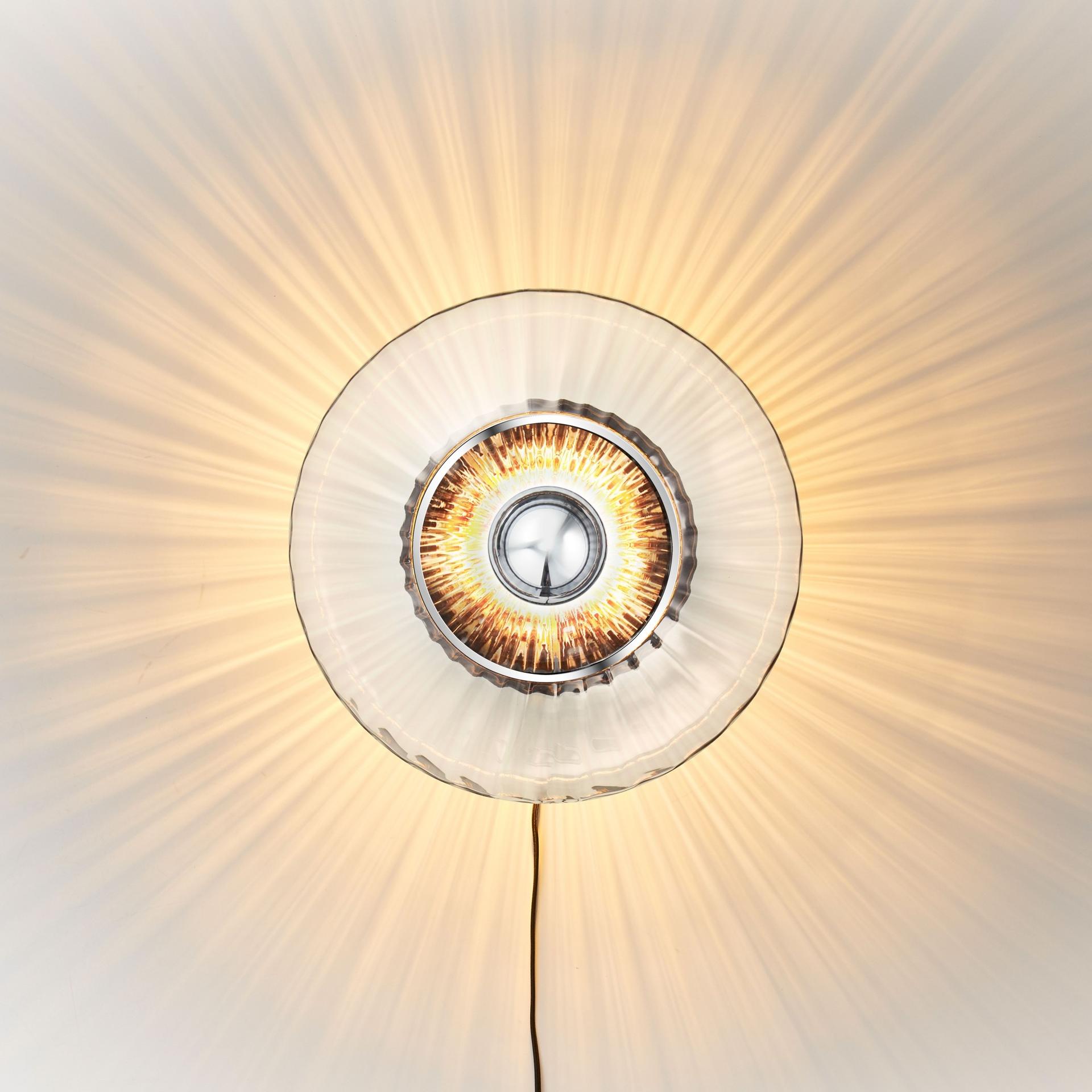 Design by Us New Wave Optic Wall Lamp Transparent - Get it now!