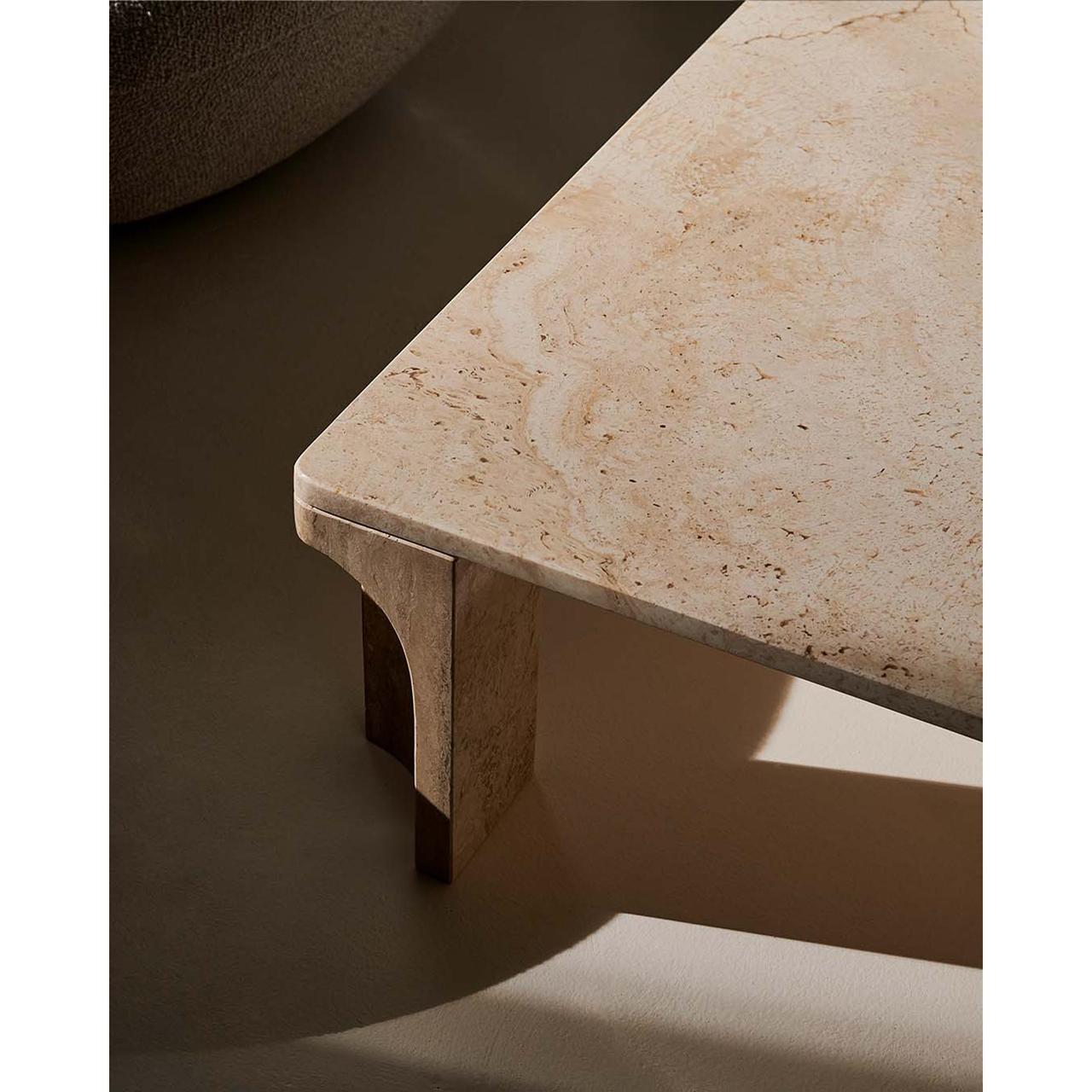 GUBI Doric Coffee Table Rectangular 140 x 80 cm Neutral White