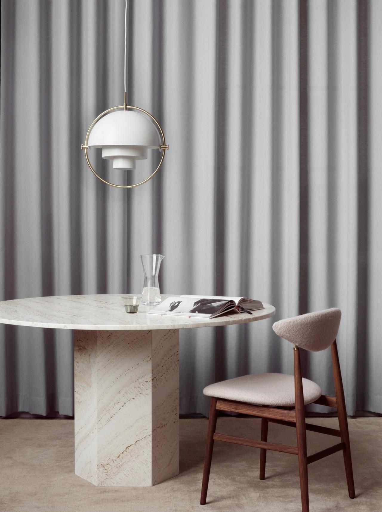 Multi-Lite Pendel Hvid & Messing fra Gubi - AndLight Fri Fragt!