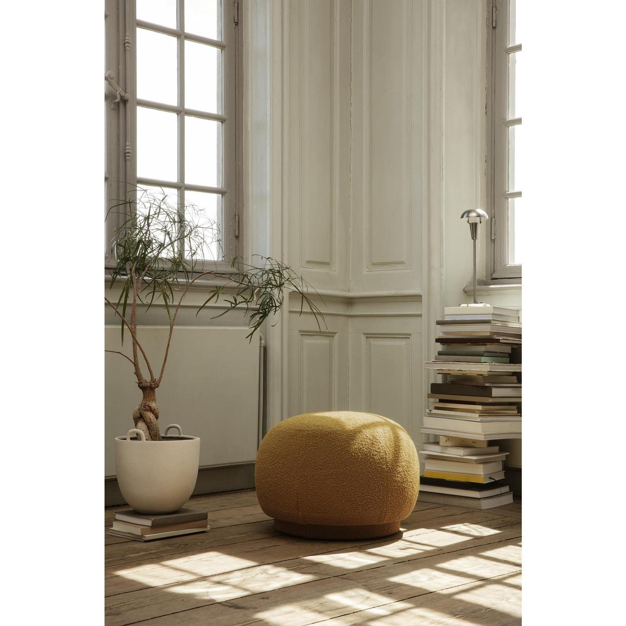 Ferm Living Rico Pouf Wool Boucle Off-white