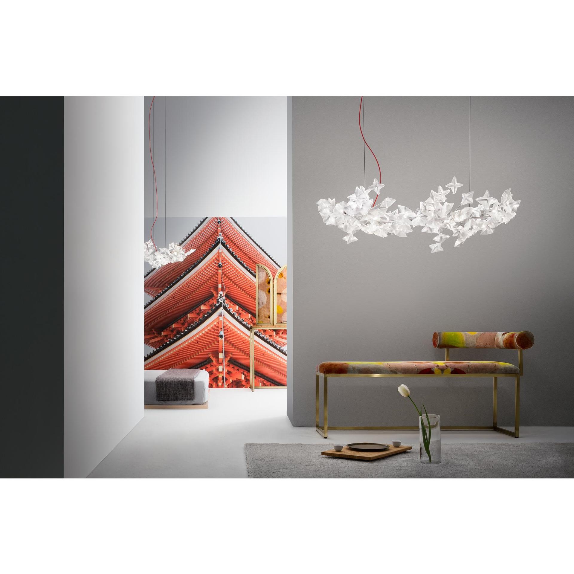 SLAMP Hanami Lampa Wisząca Duża Przezroczysta/Przezroczysty Przewód ...