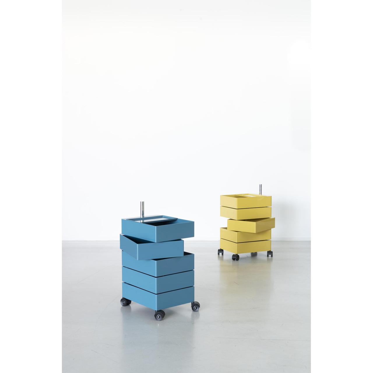 Magis 360 Container 5 Trolley Blue