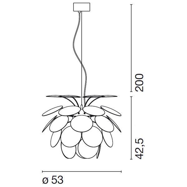 Marset Discoco Pendelleuchte Medium Hvid - Frei Haus!