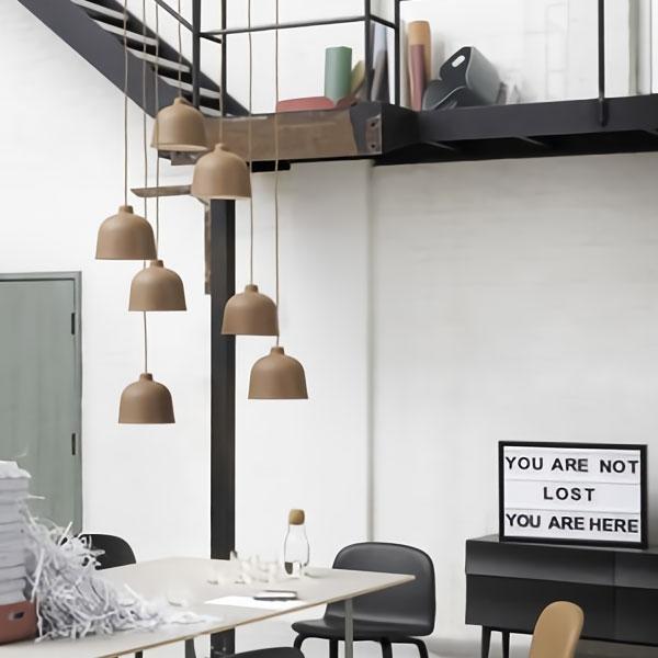 Muuto Grain Pendant Grey - Fri Fragt!