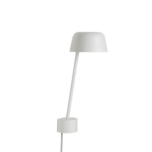 Muuto Lean Wall Lamp White - Fri Fragt!