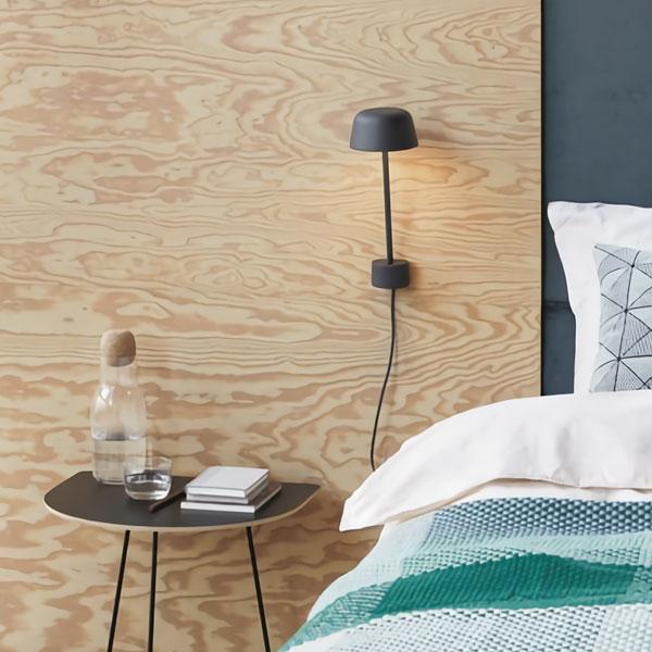 Muuto Lean Wall Lamp Grey | AndLight