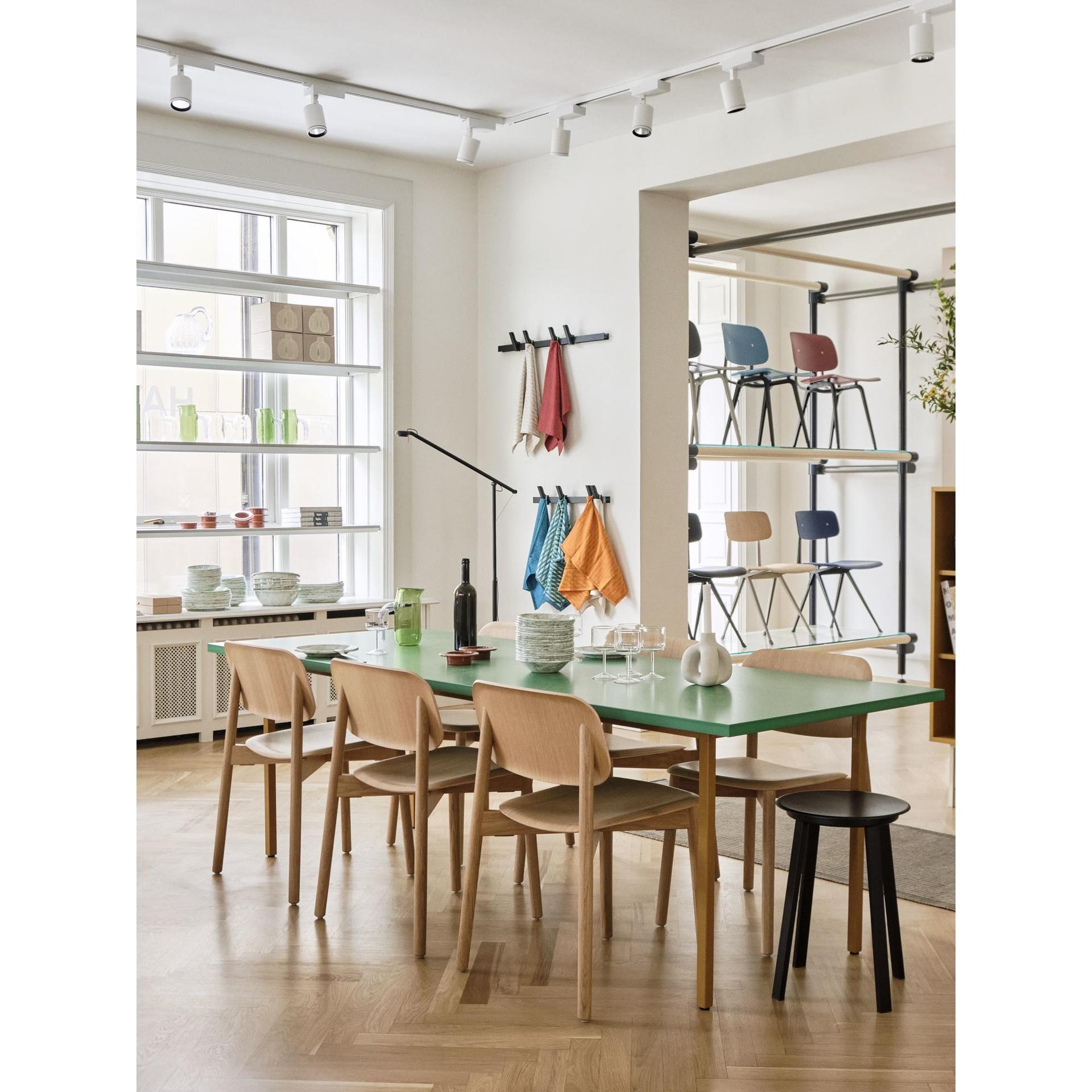 HAY Two-Colour Dining Table L160 Ochre/Green Mint